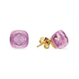 Christ Earrings female Gold, Purple size One Size