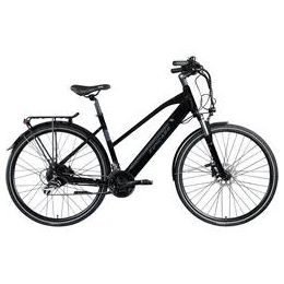 Zündapp E-Bike ZÜNDAPP "Z810" E-Bikes Gr. 50cm, 28 Zoll (71,12cm), schwarz (schwarz, grau) Pedelec, Elektrofahrrad für Damen