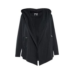 Rockeasy Zip-Up Hoodie female Black size XL