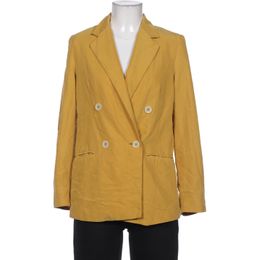 Mango Damen Blazer, gelb, Gr. 34