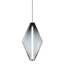Bomma Buoy Pendant Double Cone Smoke/Silver TRIAC