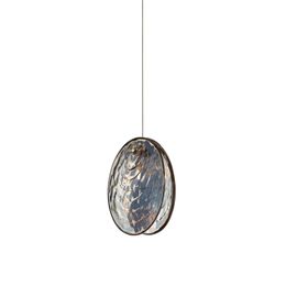 Bomma Mussels Single Pendant Dark Pearl/brushed Gold