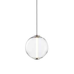 Bomma Buoy Pendant Sphere Clear/Silver TRIAC