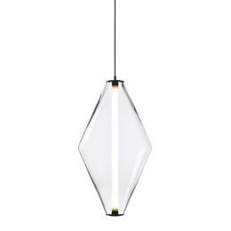 Bomma Buoy Pendant Double Cone Clear/Black DALI