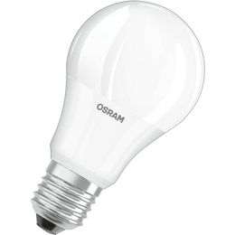 Led Base Classic a, in Kolbenform mit E27-Sockel, Nicht Dimmbar, Ersetzt 60 Watt, Matt, Warmweiß - 2700 Kelvin, 4er-Pack - Osram