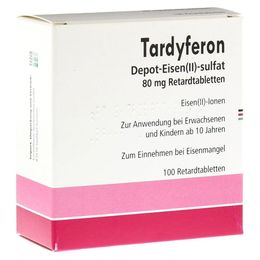 EurimPharm Arzneimittel Tardyferon Depot-eisen(ii)-sulfat 80 mg - Reimport 100 St.