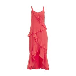 WE Fashion Kleid Damen Gr&ouml;&szlig;e 46 koralle Winterkleid