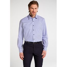 Langarmhemd Eterna "COMFORT FIT" Gr. 49, Normalgrößen, blau Herren Hemden