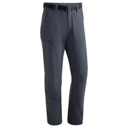 Funktionshose Maier Sports "Oberjoch" Gr. 28, Kurzgrößen, grau Herren Hosen Outdoorhose gefüttert, Wanderhose mit 4 RV-Taschen, Regular Fit