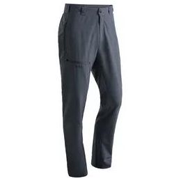 Funktionshose Maier Sports "Latit M" Gr. 34, Kurzgrößen, grau Herren Hosen Wanderhose, atmungsaktive Outdoor-Hose, 4 Taschen, Regular Fit