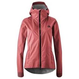 Fahrradjacke Gonso "Save Jacket Trail W" Gr. 44, lila (mauve) Damen Jacken Regenjacke wind- und wasserdicht, Radjacke mit Kapuze