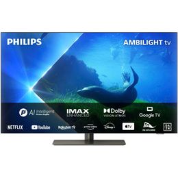 G (A bis G) Philips OLED-Fernseher Fernseher schwarz LED Fernseher