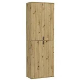 Hochschrank Inosign "Garderobenschrank" Schränke Gr. B/H/T: 61cm x 193cm x 34cm, braun (nox, oak, nachbildung) Diele, Flur, Schranksystem, Garderobenmöbel