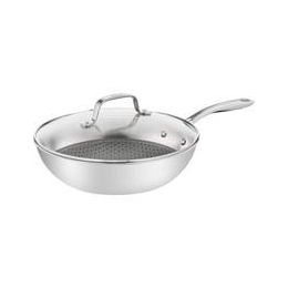 Tefal Wok-Pfanne Eternal Mesh, &Oslash; 28cm edelstahl, mit Glasdeckel