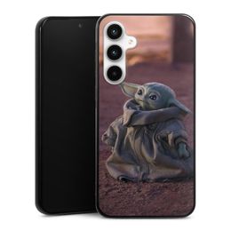 DeinDesign Galaxy A35 5G Handy Silikon H&uuml;lle Case schwarz Handyh&uuml;lle The Child Star Wars Baby Yoda
