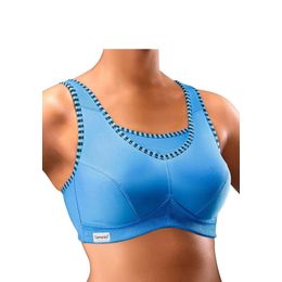 Glamorise Große Größen: Sport-BH, blau, Gr.80G