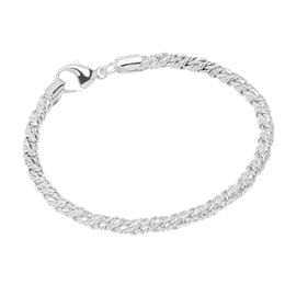 NKlaus Silberarmband Armband aus 925 Sterling Silber 21cm Fuchsschwanzk