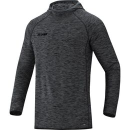 Jako Sweatshirt Kapuzensweat Active Basics, schwarz, M, Schwarz Meliert