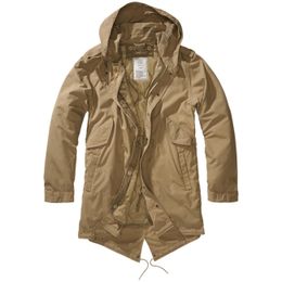 Wintermantel Brandit "Brandit Herren M51 US Parka" Gr. L, braun (camel) Herren Mäntel