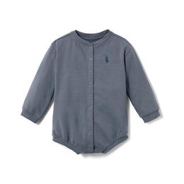 Tchibo Baby-Sweat-Strampler - Dunkelblau - Baby - Gr.: 50/56