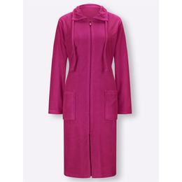 Plantier Damen Bademantel, fuchsia, Gr&ouml;&szlig;e 36/38