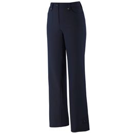 WITT Damen Hose in weiter Form, b&uuml;gelfreie Koffer-Qualit&auml;t, marine, Gr&ouml;&szlig;e 22