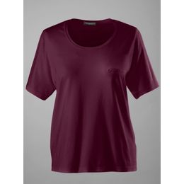 Catamaran Sports Damen Sportshirt mit Stickerei, bordeaux + graphit, Gr&ouml;&szlig;e 36/38