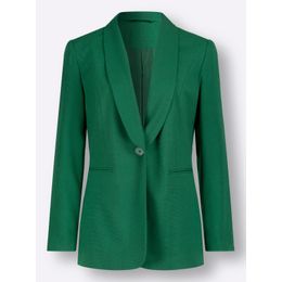 WITT Damen Blazer in langer Form, gr&uuml;n, Gr&ouml;&szlig;e 40