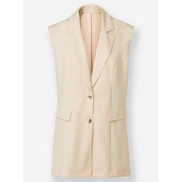 WITT Damen Jerseyweste in Cr&ecirc;pe-Qualit&auml;t, sand, Gr&ouml;&szlig;e 40