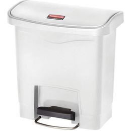 Step-on Mülleimer Slim Jim 15 l Weiß Rubbermaid