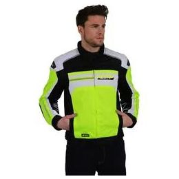 Nerf Motorradjacke NERVE "X 66" Gr. M, gelb (neongelb, weiß), Jacken, M, Obermaterial: 100% Polyester. Innenseite: 100% Polyester, Men