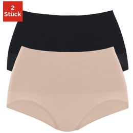 petite fleur by Lascana Damen Formslip, schwarz, beige, Gr&ouml;&szlig;e 40/42