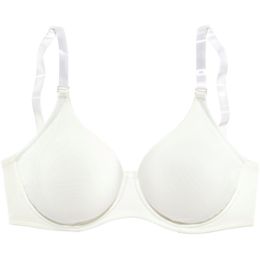 Lascana Damen T-Shirt-BH, creme, Gr&ouml;&szlig;e 90E