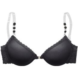 Lascana Damen Push-up-BH, schwarz, Gr&ouml;&szlig;e 70A
