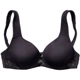 Nuance by Lascana Damen T-Shirt-BH, schwarz, Gr&ouml;&szlig;e 100B