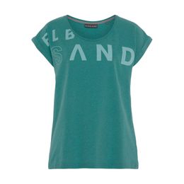 ELBSAND Damen T-Shirt, petrol, Gr&ouml;&szlig;e XXL (44)