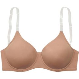 Nuance by Lascana Damen T-Shirt-BH, nougat, Gr&ouml;&szlig;e 90D