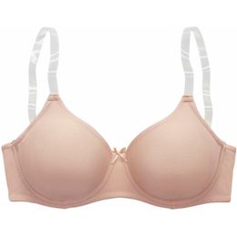 Nuance by Lascana Damen T-Shirt-BH, karamell, Gr&ouml;&szlig;e 75C