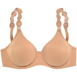 Lascana Damen T-Shirt-BH, caramel, Gr&ouml;&szlig;e 95E