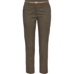 Vivance Damen Chinohose, khaki, Gr&ouml;&szlig;e 38