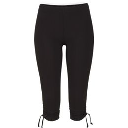 Beachtime by Lascana Damen Caprileggings, schwarz, Gr&ouml;&szlig;e 36/38