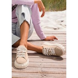 ELBSAND Damen Sneaker, beige-rosé, Größe 39