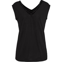 s.Oliver Damen T-Shirt, schwarz, Gr&ouml;&szlig;e 36/38