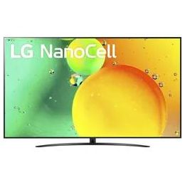 LG LED-Fernseher, α5 Gen5 4K AI-Prozessor, Direct LED, HDMI 2.0, Sprachassistenten, G (A-G), Fernseher, schwarz, 75