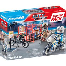 Playmobil Konstruktionsspielzeug City Action Starter Pack Polizei