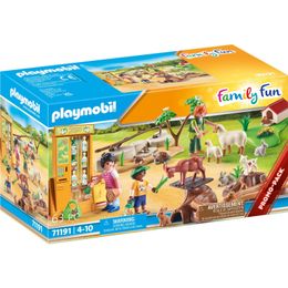 Playmobil Konstruktionsspielzeug Family Fun Streichelzoo