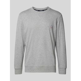 HOM Sweatshirt mit Label-Stitching