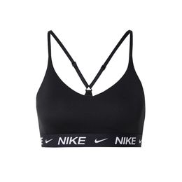 Nike Sport-BH 'Indy' Damen Größe XXS schwarz / weiß