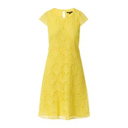 comma, COMMA Kleid Damen Gr&ouml;&szlig;e 32 gelb Winterkleid
