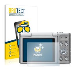 BROTECT Displayschutzfolie Schutzfolie für Panasonic Lumix DMC-SZ10, 2 Stück, 2 Stück, Displayschutz Schutz Folie Matt Entspiegelungsfolie, weiß